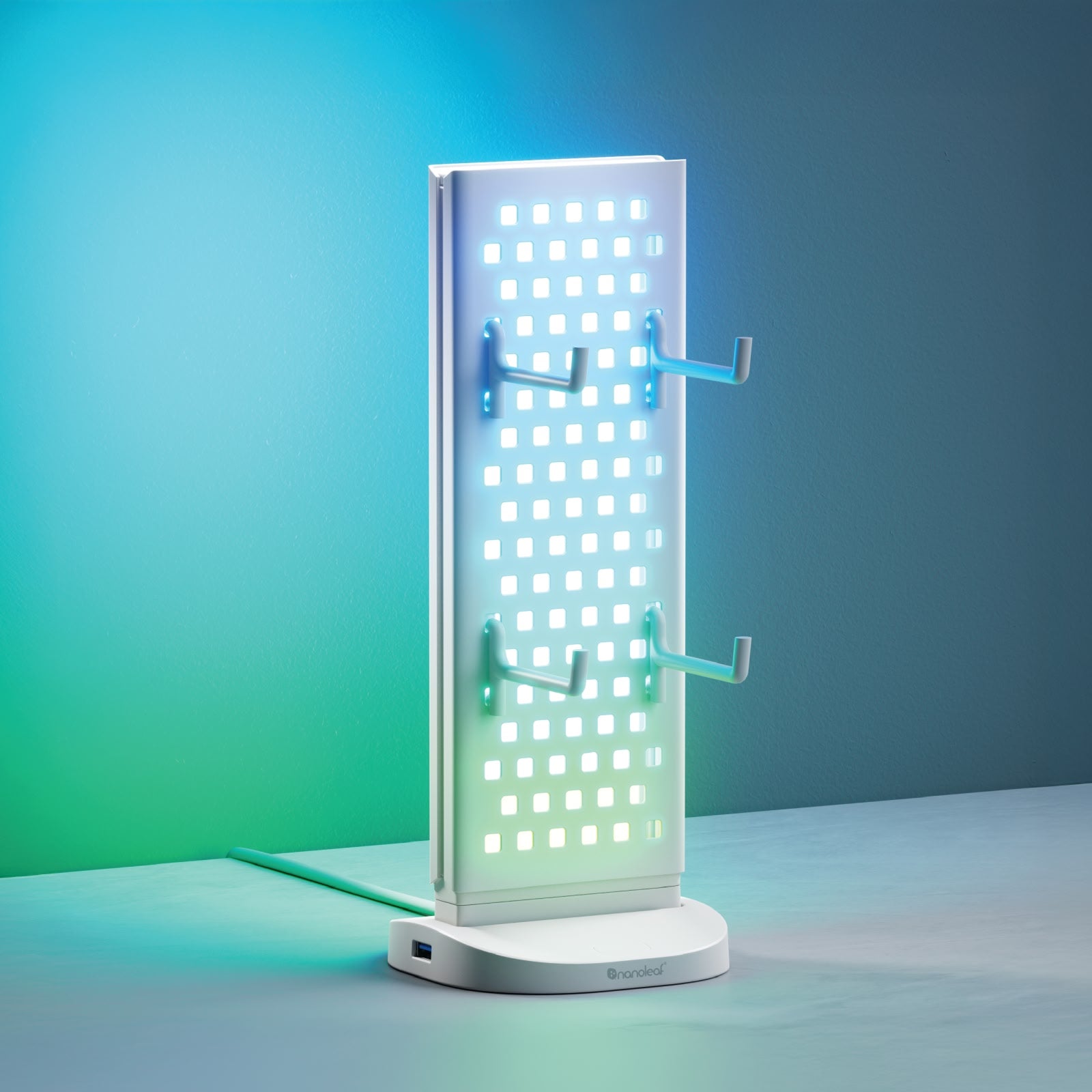 Nanoleaf Pegboard Desk Dock | RGB Gaming & Desk Organization – Nanoleaf ...